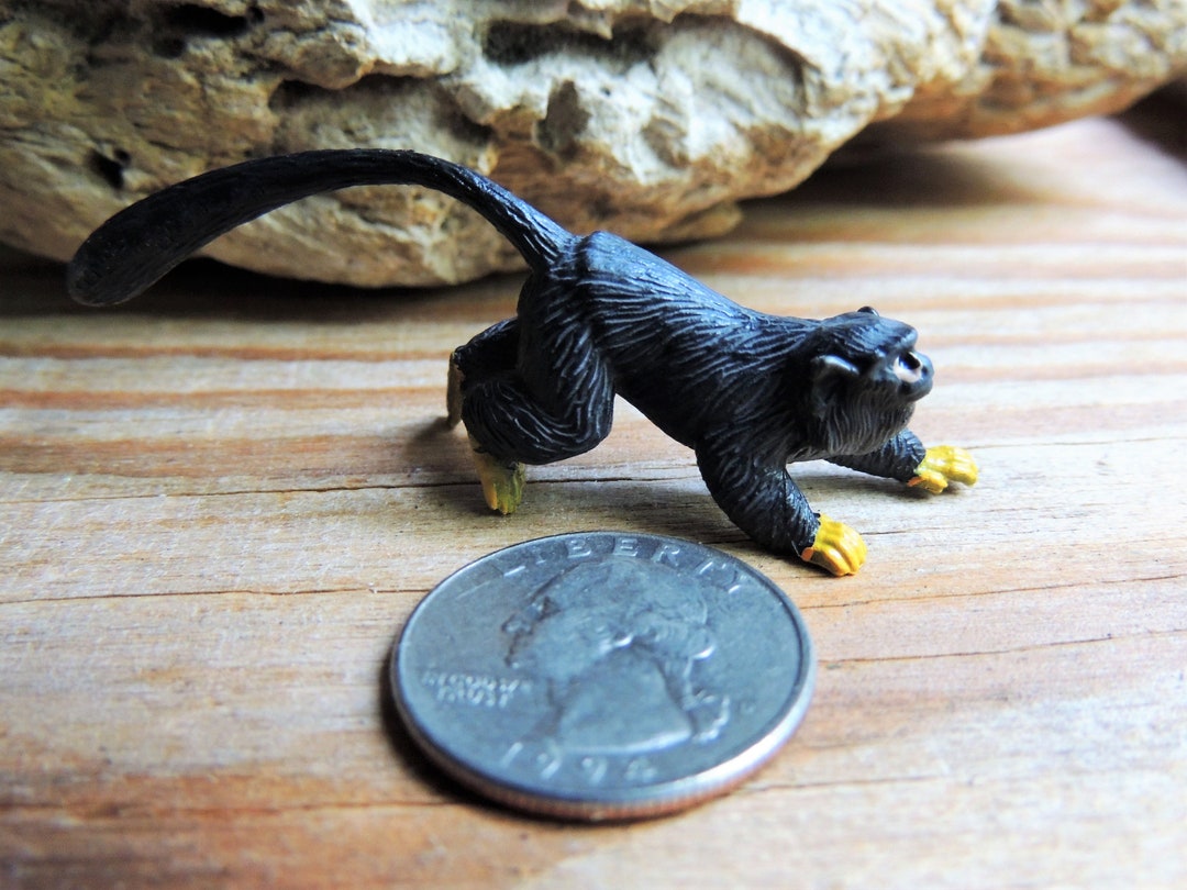 Red Handed Tamarin Monkey Miniature: Plastic Animal Figures for ...