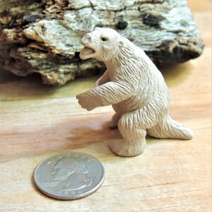 MINIATURE PREHISTORIC MAMMAL Giant Sloth Animal Figure Figurine ...