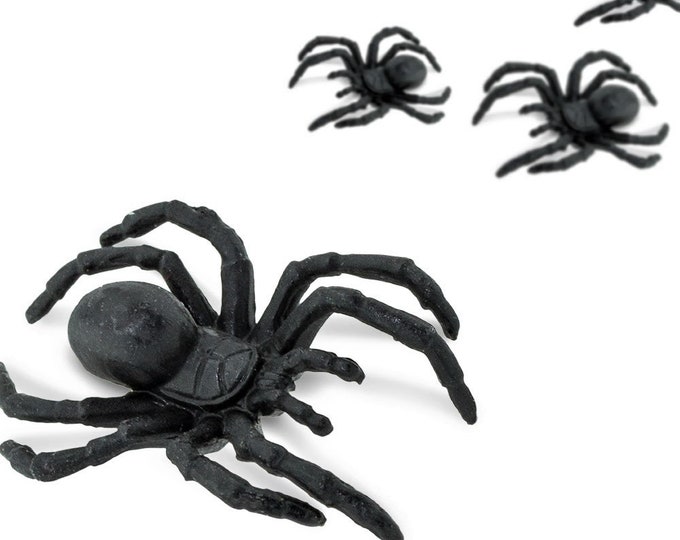Tiny MINIATURE Black Widow SPIDER Insect Figurine Figures - Etsy