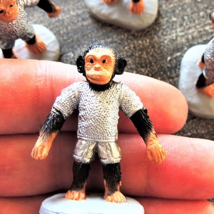 MINIATURE CHIMP Ham Enos Space Astronaut Figures Figurines Fairy Garden ...