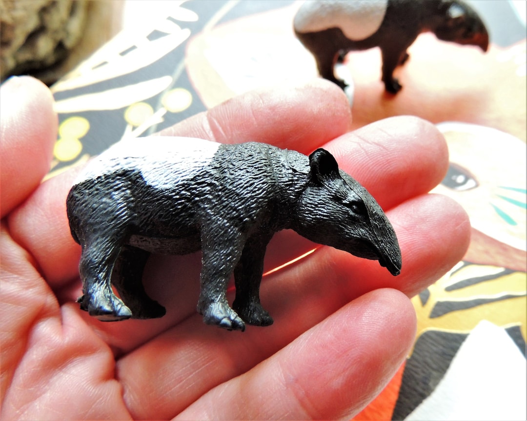 TAPIR MINIATURE ANIMALS Animal Figure Figurines Fairy Garden Dollhouse ...