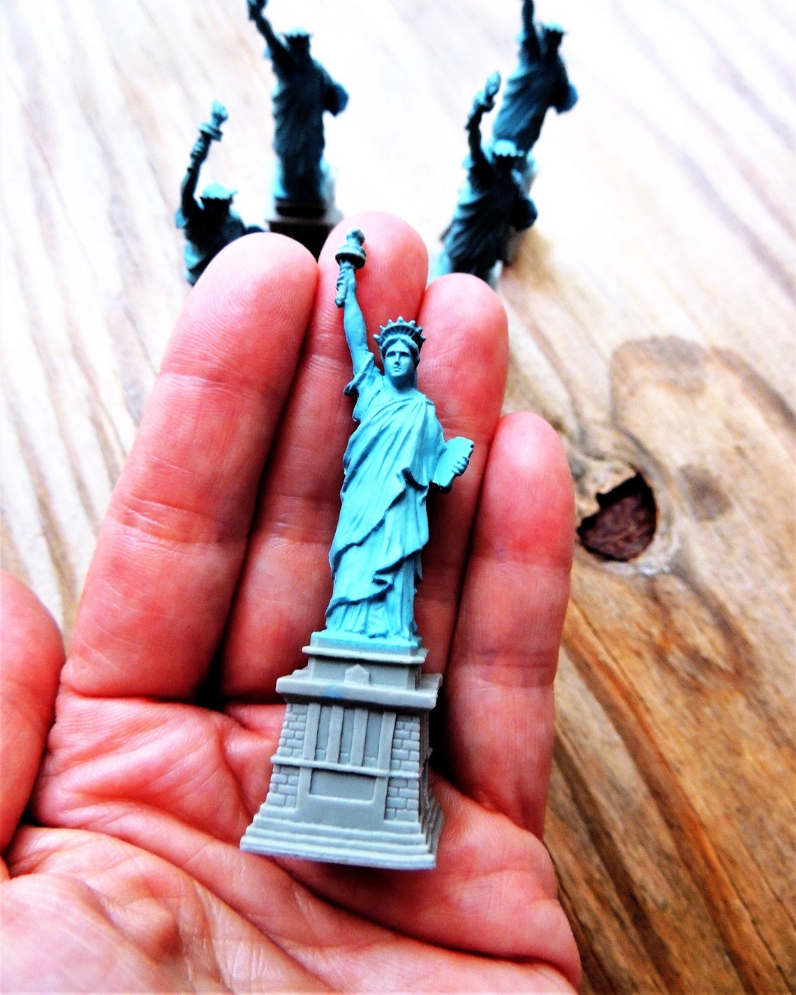 MINIATURE Statue of Liberty Figures Figurine Diorama Fairy Garden ...