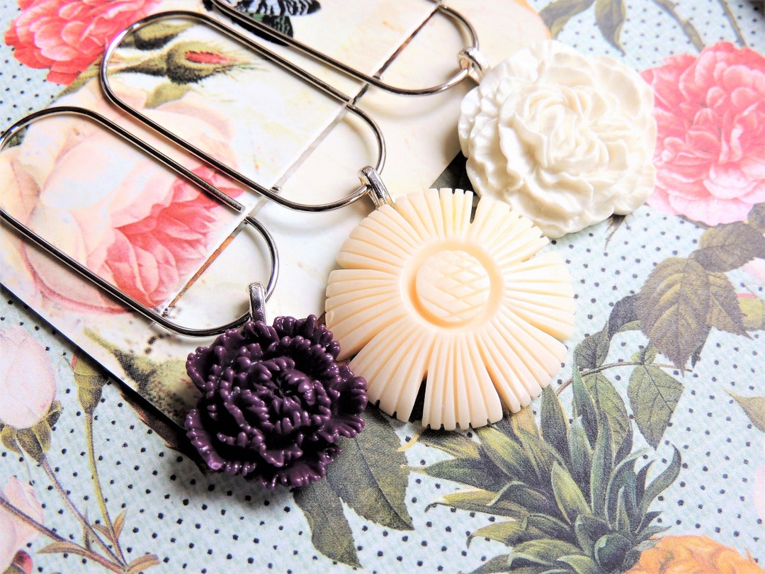 PAPER CLIPS PLANNER Flowers Wide Clips Paperclips Cute Paper Clip ...