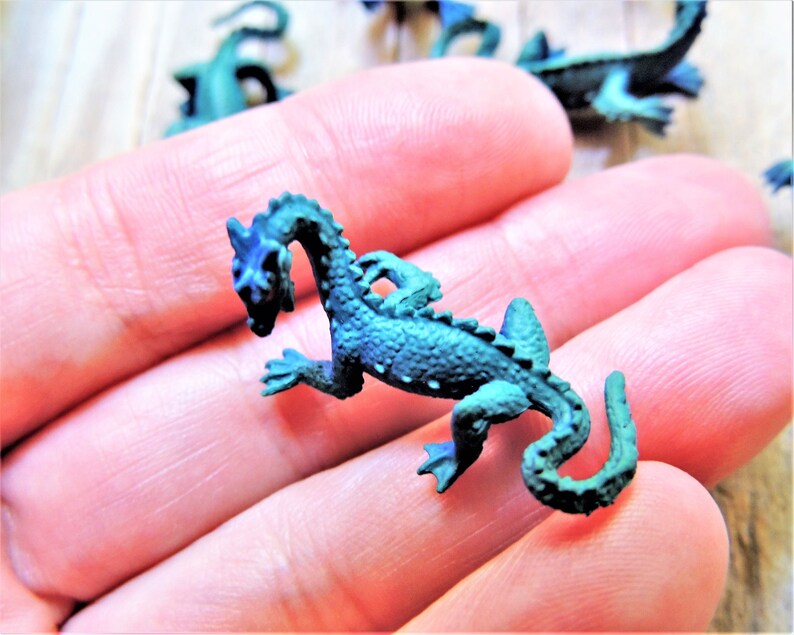 MINIATURE Dragon Figurine Tiny Micro Mini Ice Dragon Figures | Etsy