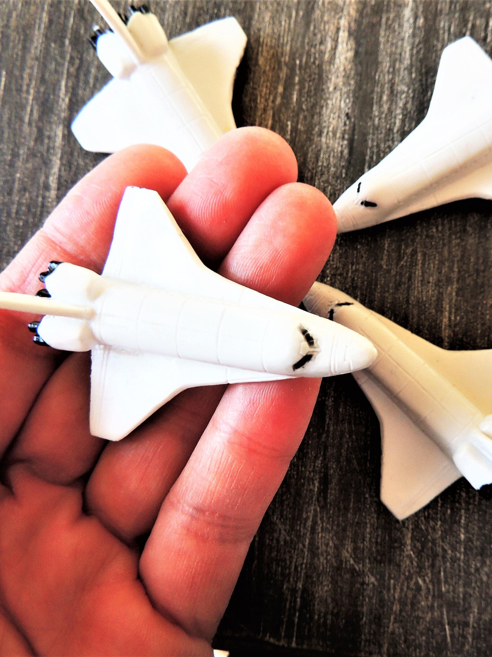 MINIATURE NASA Space Shuttle Spaceship Rocket Figurine Figure Fairy ...