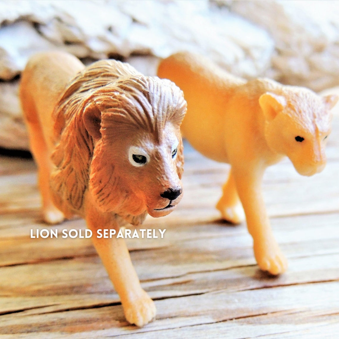 LIONESS MINIATURE Animal Figurines Figures Fairy Garden Dollhouse ...