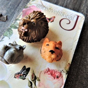 Tie Tack Clip Pin Safari Animal Fun Wedding Groom Groomsmen Ring Bearer ...