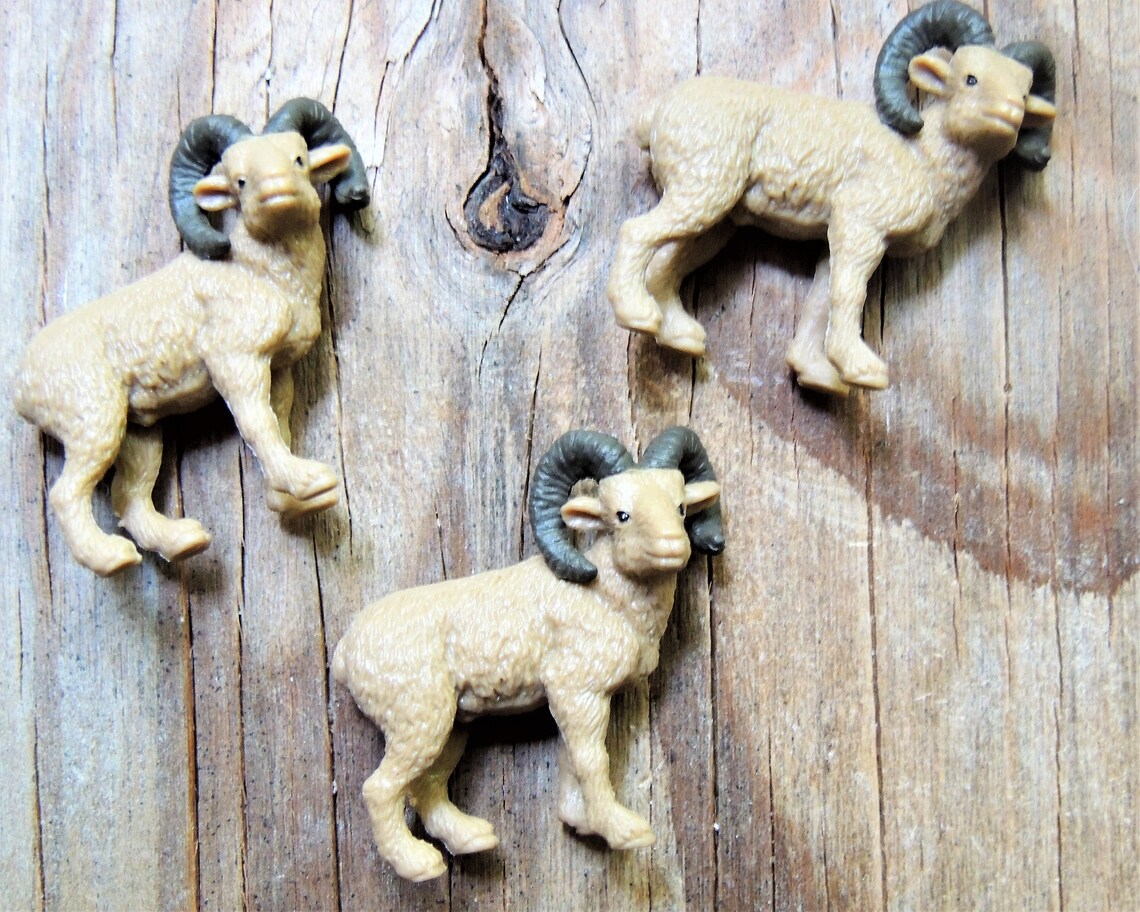 MINIATURE RAM Animals Figures Figurines Fairy Garden Diorama - Etsy