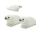 Tiny MINIATURE HARP SEAL Pup Animals Figurines Figures Terrarium Fairy ...