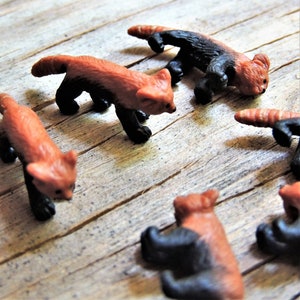 MINIATURE RED PANDA Animals Figures Figurines Fairy Garden Dollhouse ...