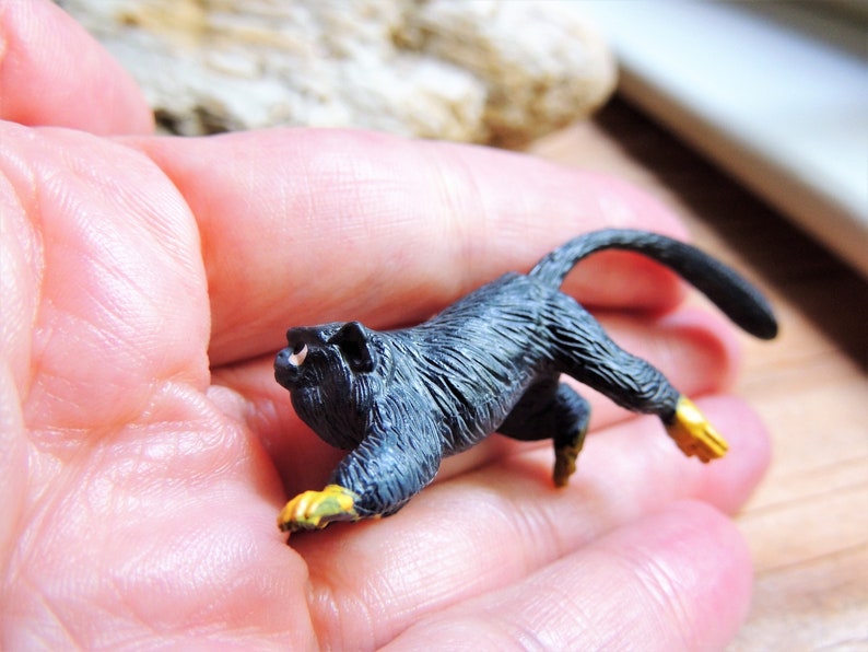 Red Handed Tamarin Monkey Miniature Plastic Animal Figures For