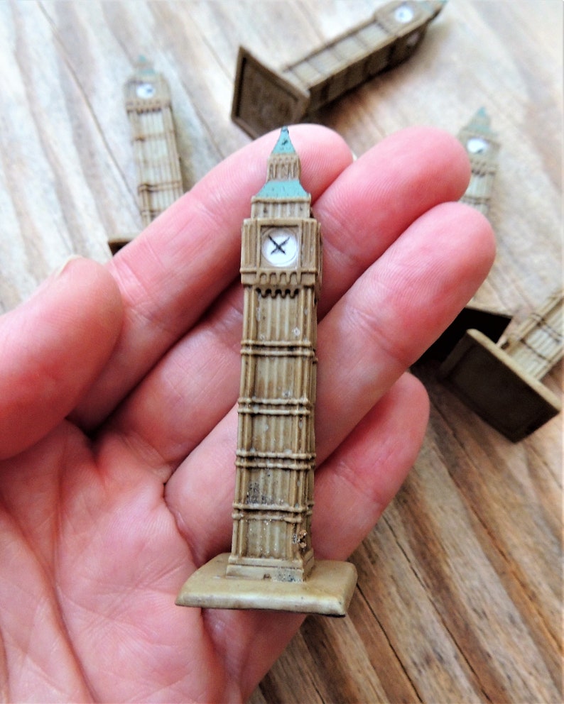 MINIATURE BIG BEN Landmark London Plastic Figures Figurines | Etsy