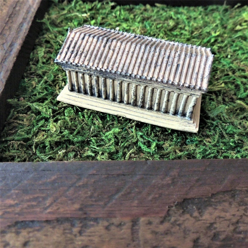 MINIATURE BUILDINGS PARTHENON Landmark Replica Plastic Figures | Etsy