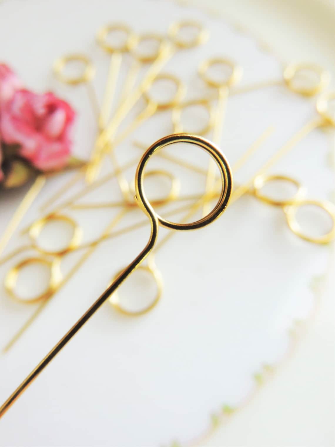 Gold Silver Wire Place Card Table Number Holders DIY Photo - Etsy