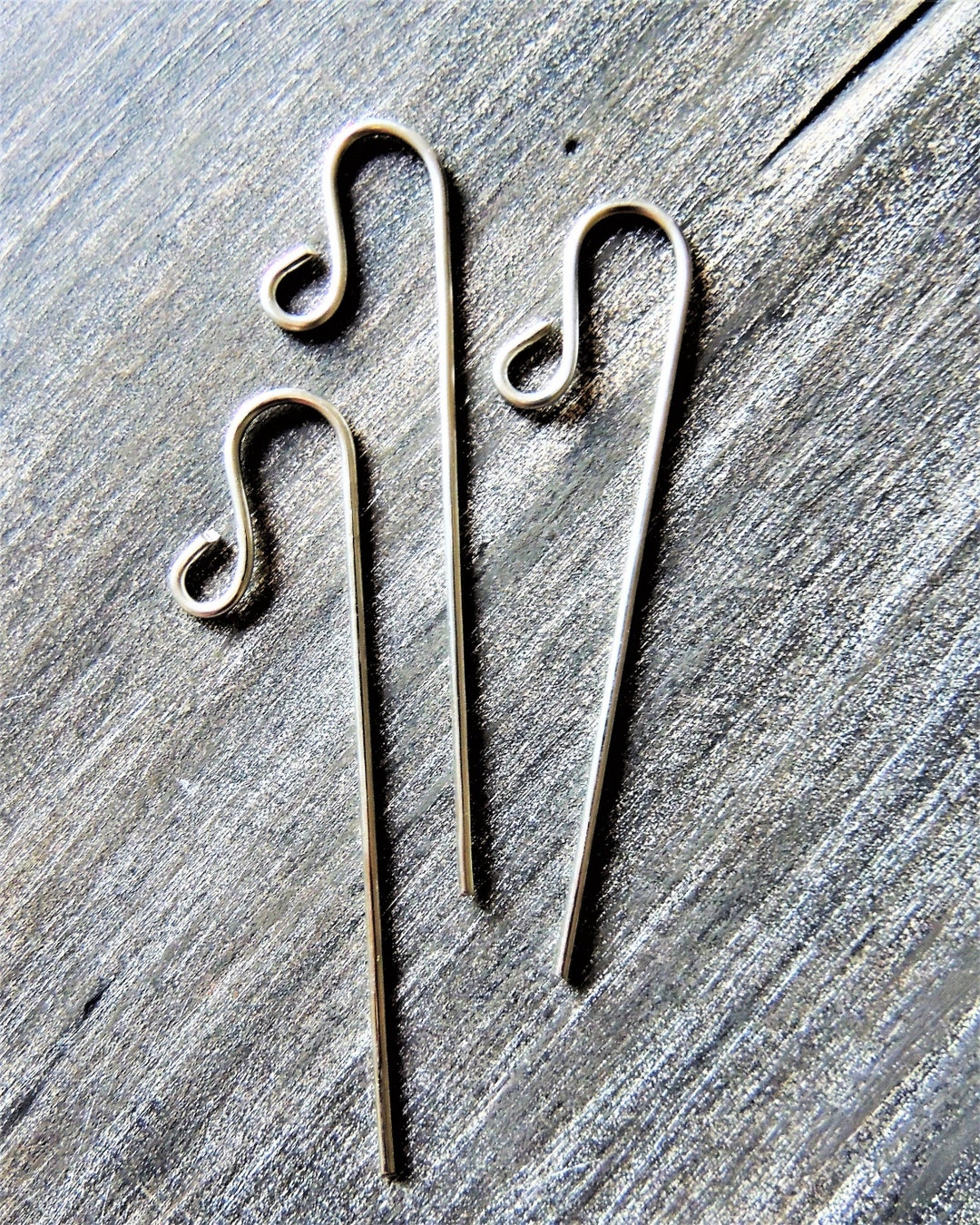 PLACE CARD HOLDER Wedding Silver Miniature Shepherds Hook Mini Escort ...