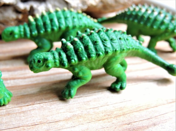 DINOSAUR TOYS MINIATURE Ankylosaurus Figure Figurine Fairy | Etsy