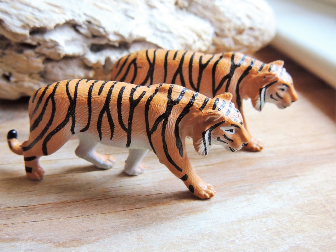 MINIATURE TIGER Animal Figurines Figures Fairy Garden Dollhouse ...