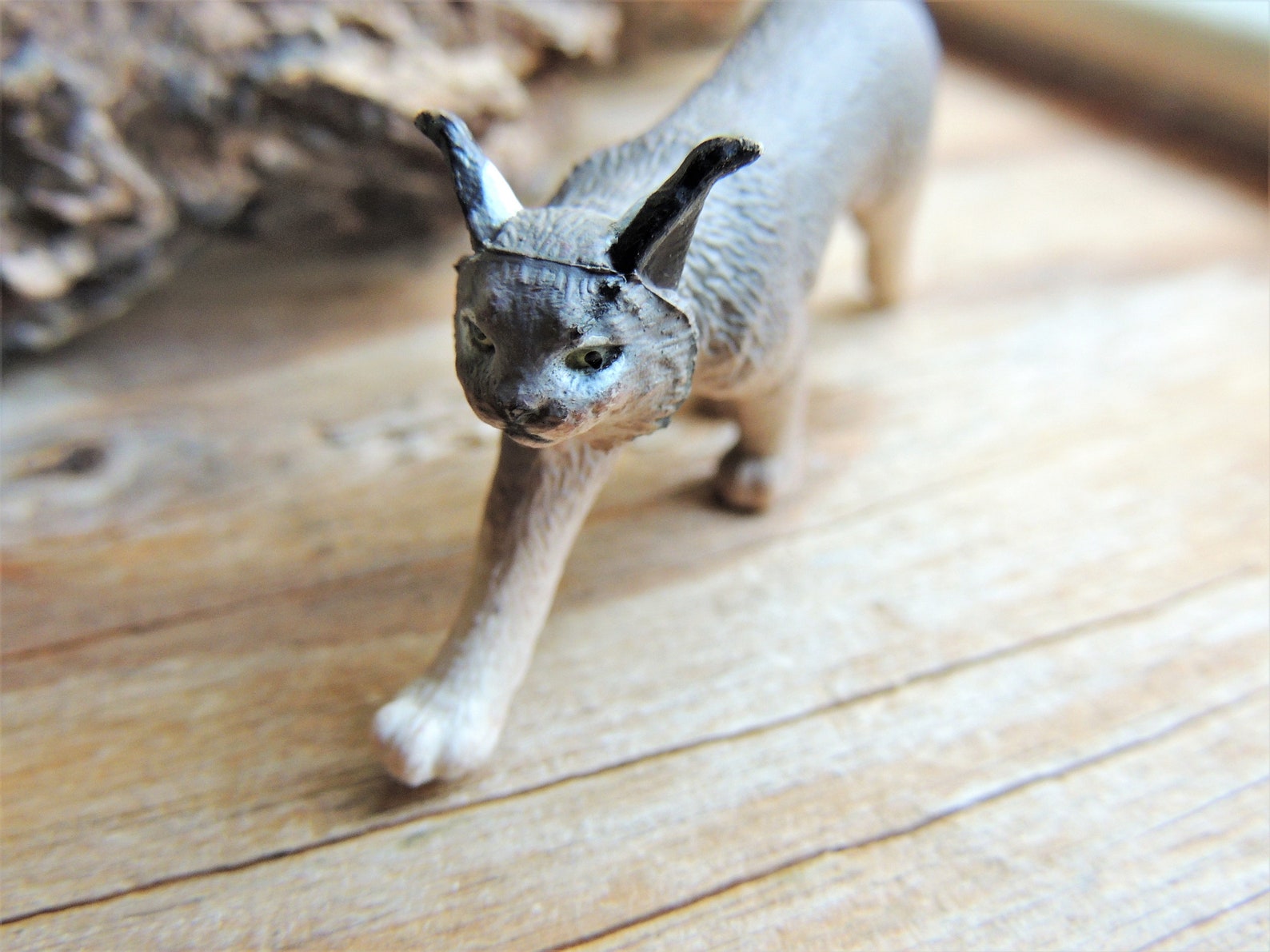MINIATURE CANADA LYNX Animals Figure Figurine Dollhouse Diorama ...
