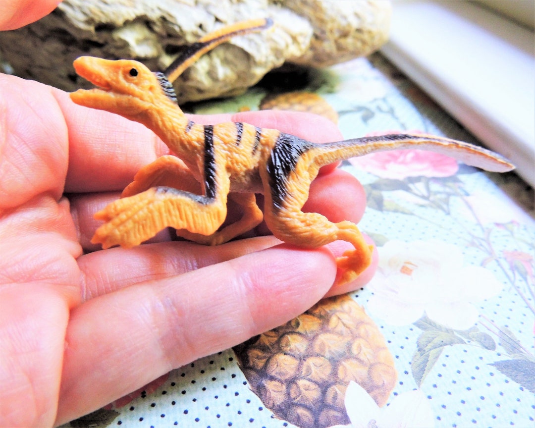 MINIATURE DINOSAUR Sinornithosaurus Animal Figures Figurine Fairy ...