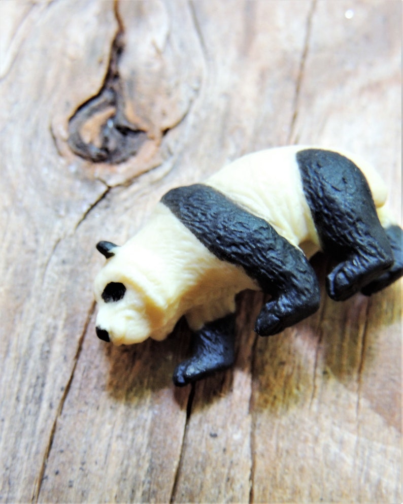 Giant PANDA Bear MINIATURE ANIMAL Figurines Figure Tiny Micro Minis ...
