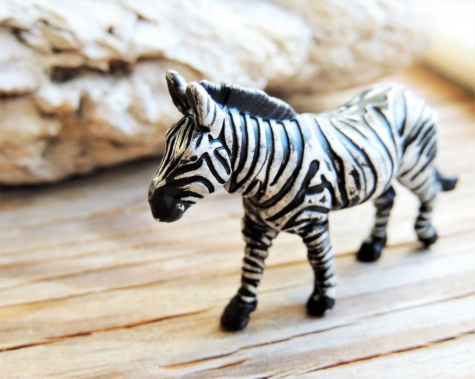MINIATURE ZEBRA Animal Figurine Figure Fairy Garden Dollhouse - Etsy