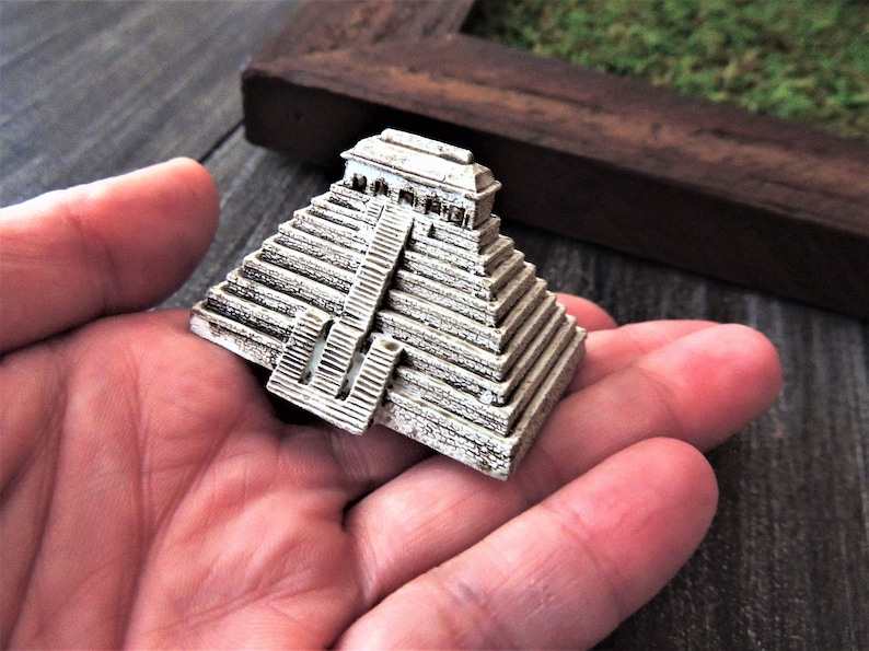 MINIATURE BUILDING Pyramid Maya House Plastic Figures - Etsy