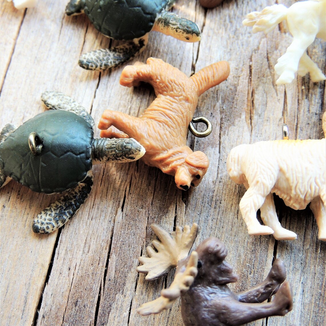 ANIMAL CHARM Tiny Animal Charms For Bracelet Cell Phone Charm | Etsy