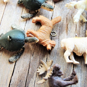 ANIMAL CHARM Tiny Animal Charms for Bracelet Cell Phone Charm Planner ...