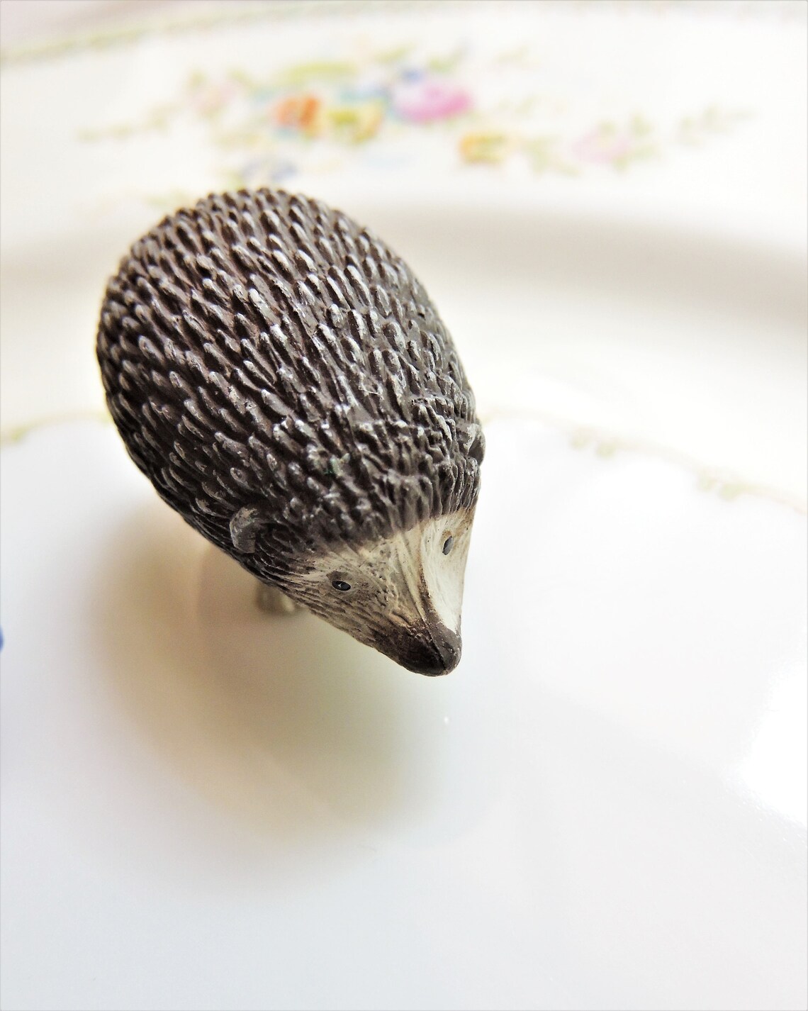 MINIATURE HEDGEHOG Animals Plastic Toy Figures Figurine Dollhouse ...