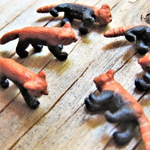 MINIATURE RED PANDA Animals Figures Figurines Fairy Garden Dollhouse ...