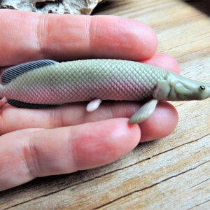 MINIATURE Arapaima Freshwater Fish Animals Figures Figurine Dollhouse ...