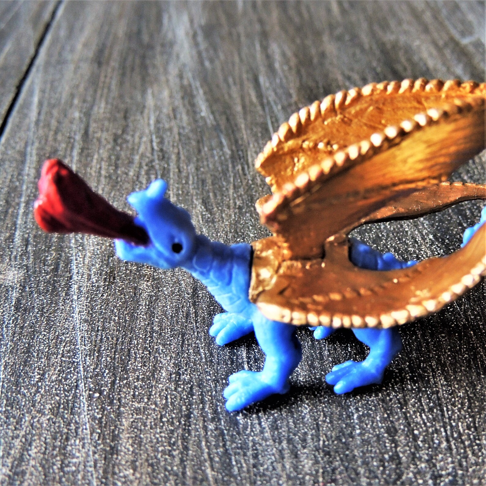 MINIATURE DRAGON Red Drake Plastic Figures Figurines Diorama - Etsy