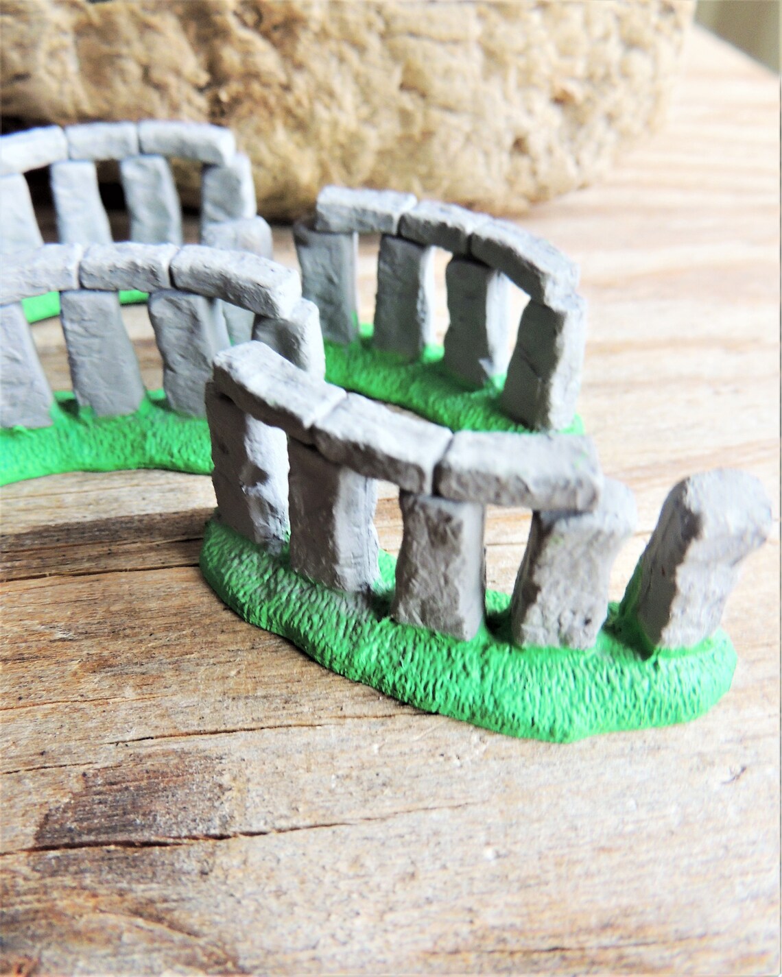 MINIATURE STONEHENGE SECTION Figure Figurine Fairy Garden | Etsy