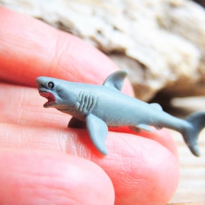 Great White Shark MINIATURES Sea Animal Figure Dollhouse Fairy Gardens ...