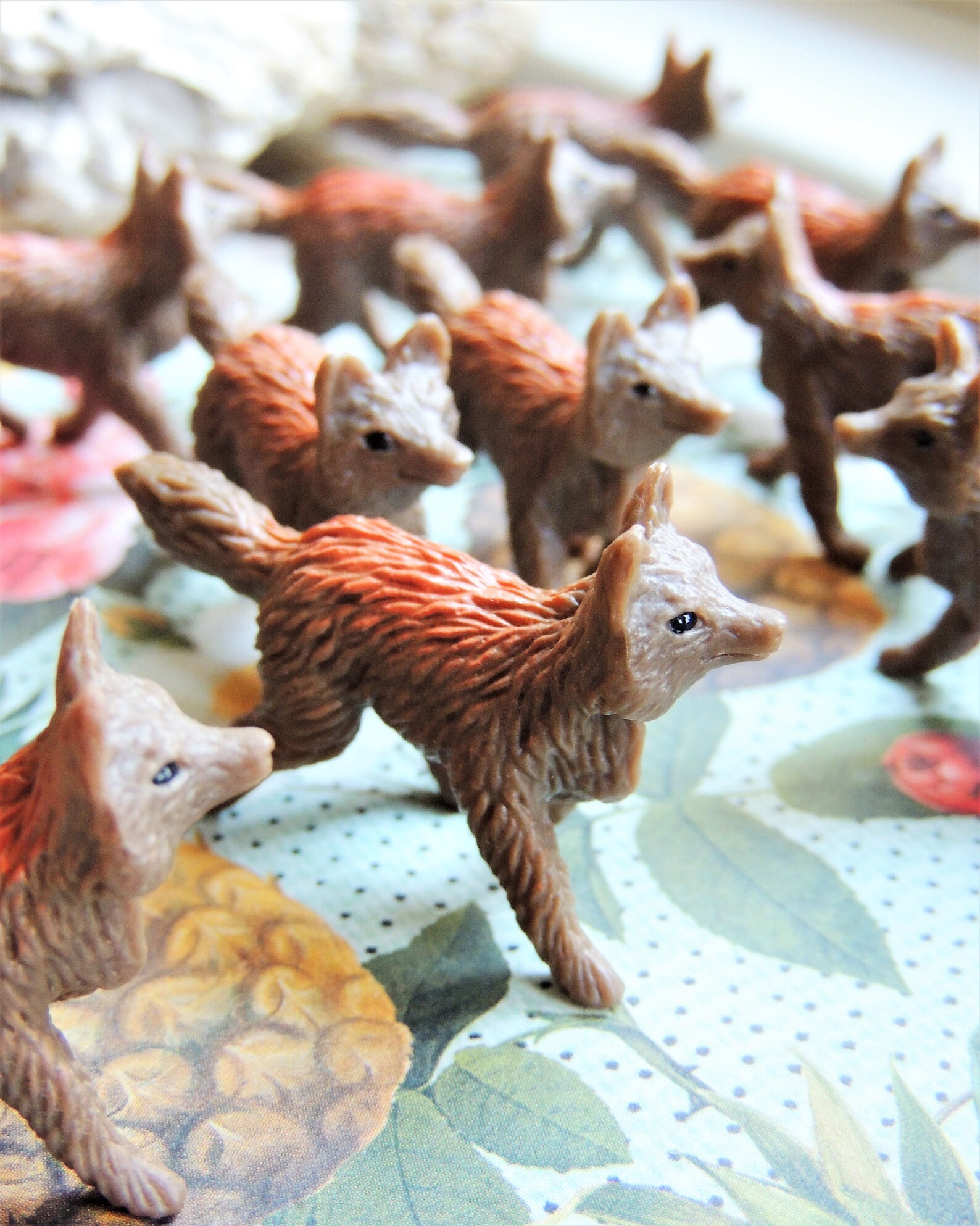 MINIATURE FOX Miniatures Animals Fairy Garden Figures Figurines ...