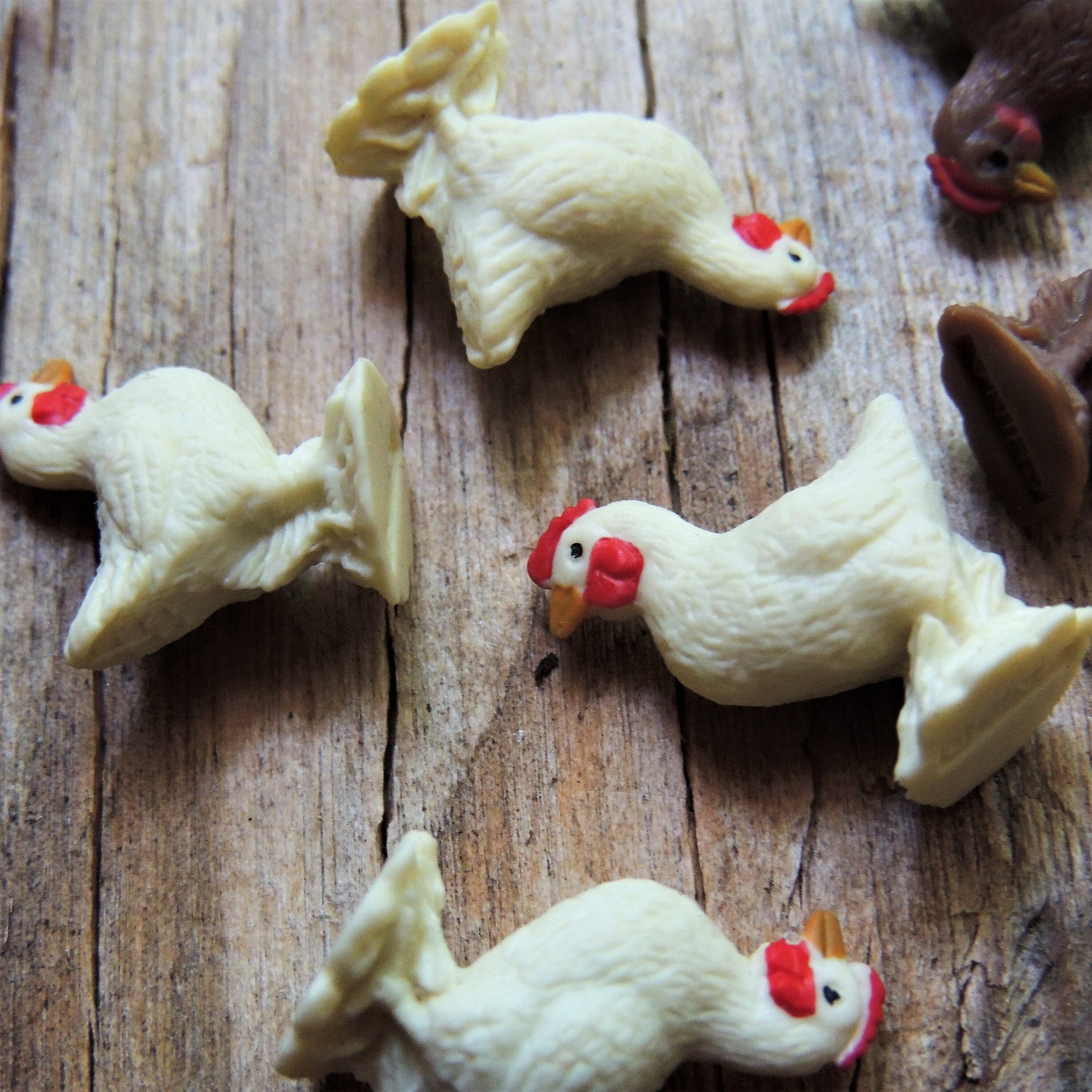 MINIATURE Chicken Hen Mini Farm Animals Figure for Fairy | Etsy