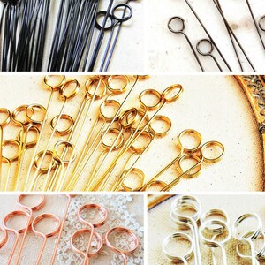 3.5" WIRE CARD HOLDERS Set Picks Gold No Base Place Card Table Number ...
