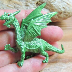 MINIATURE DRAGON Plastic Toy Figures Figurines Fairy Garden Dollhouse ...