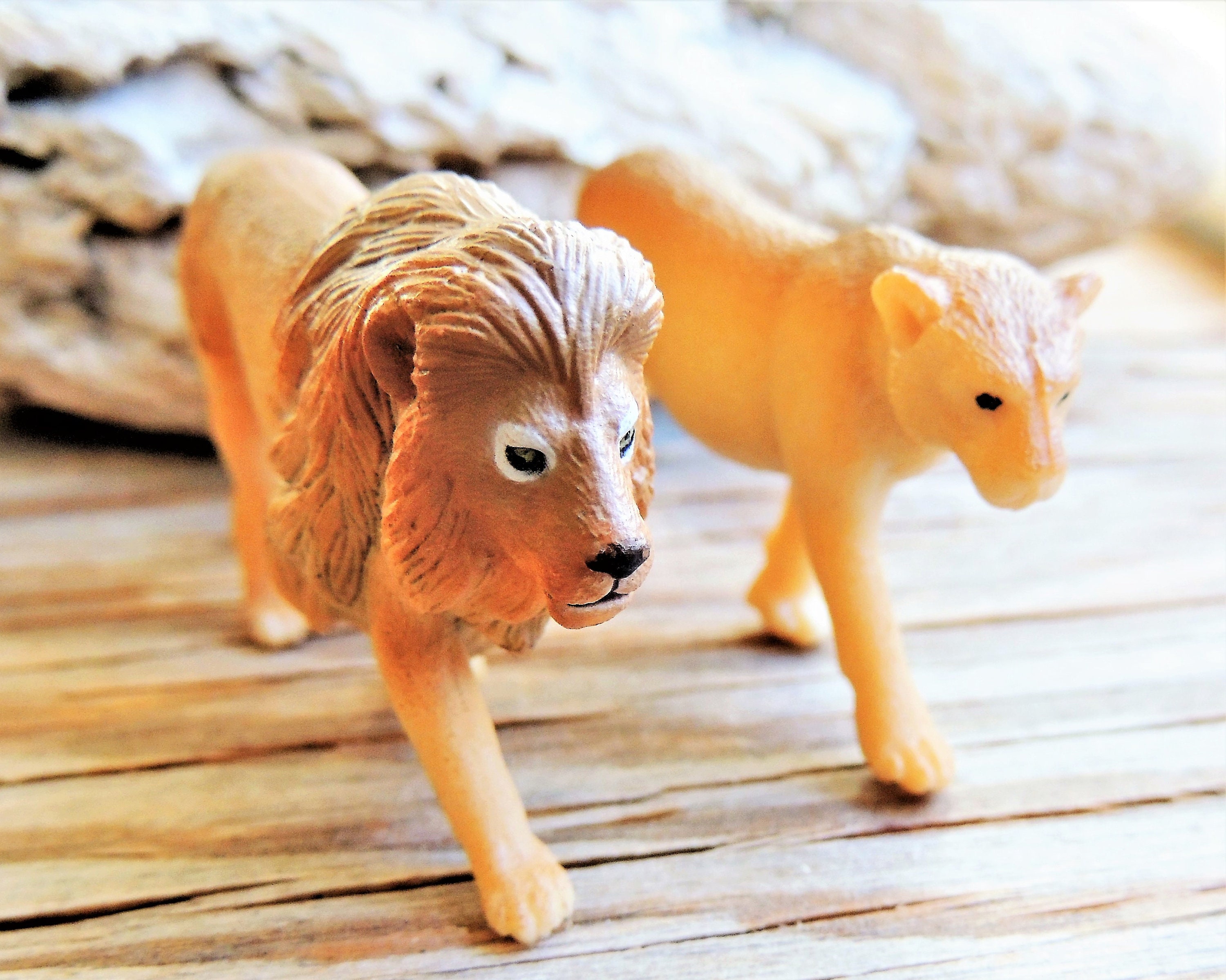 MINIATURE LION Animal Figurines Figures Fairy Garden Dollhouse | Etsy