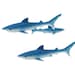 BLUE SHARK MINIATURE: Tiny Animal Figurines Figures Dollhouse Diorama ...