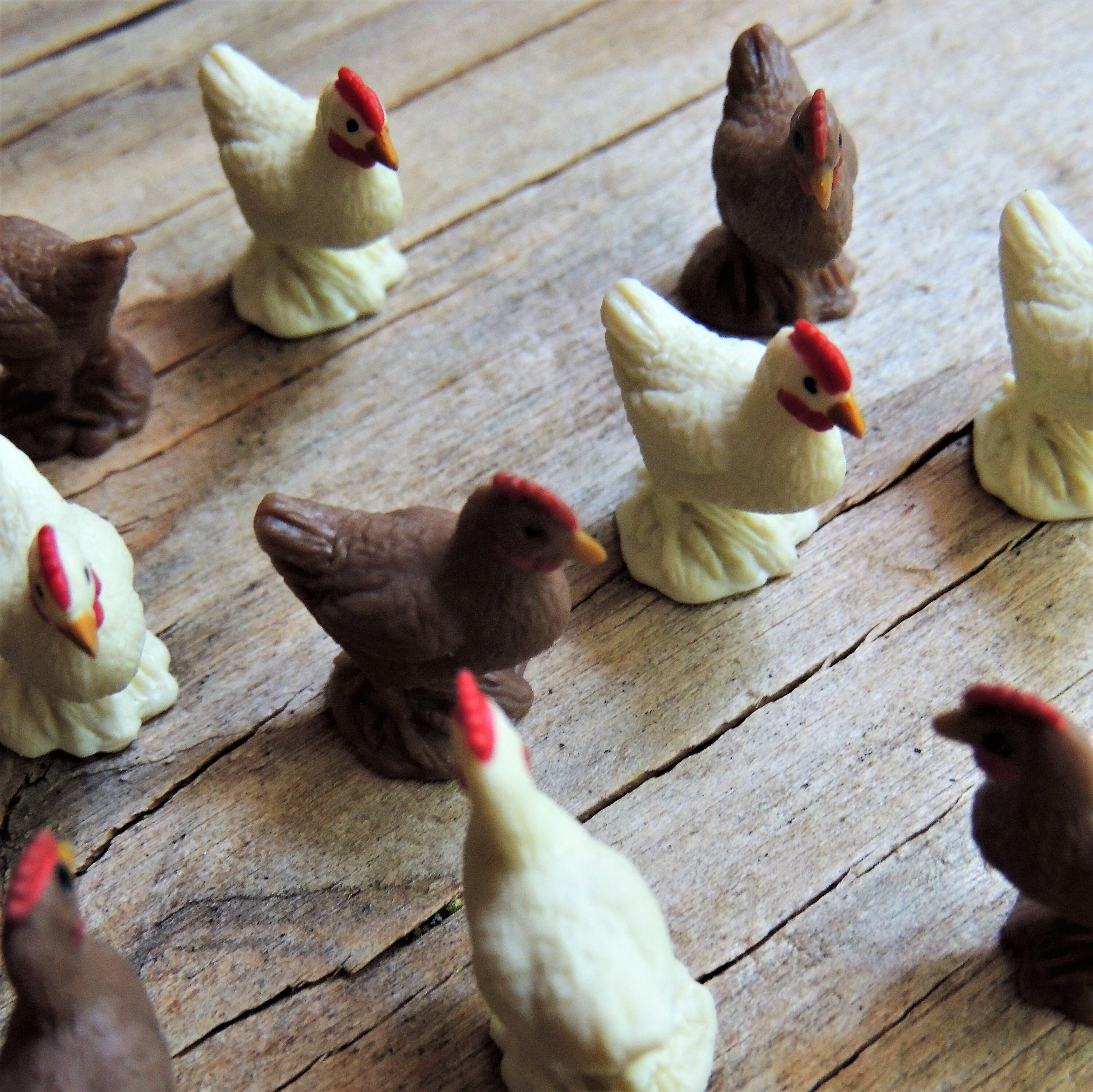 MINIATURE Chicken Hen Mini Farm Animals Figure for Fairy | Etsy