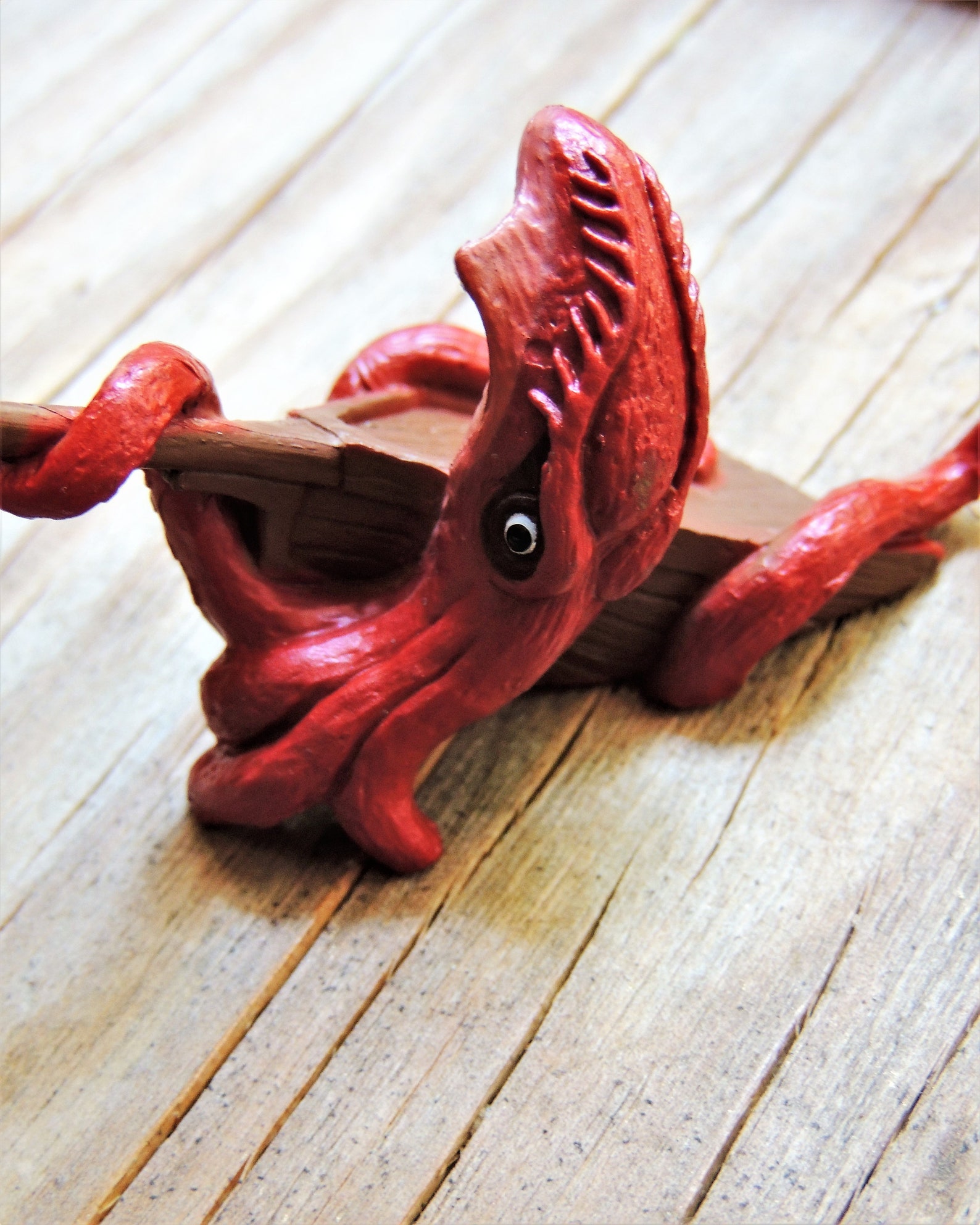 MINIATURE KRAKEN Plastic Cryptid Figure Figurine Dollhouse - Etsy