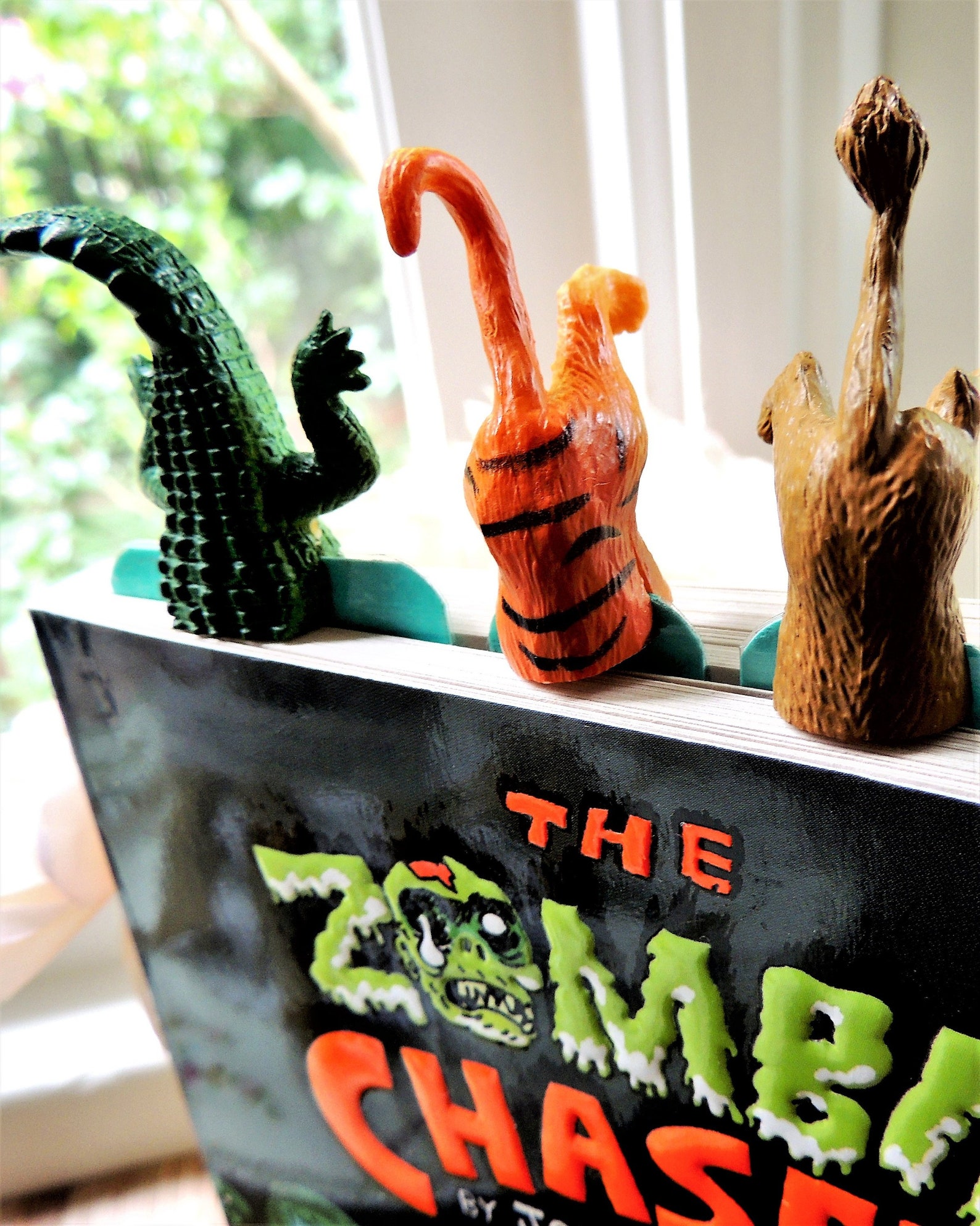 UNIQUE BOOKMARKS Fun Bookmark for Kids Children Safari Animal Butts ...