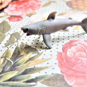 Great White Shark MINIATURES Sea Animal Figure Dollhouse Fairy Gardens ...