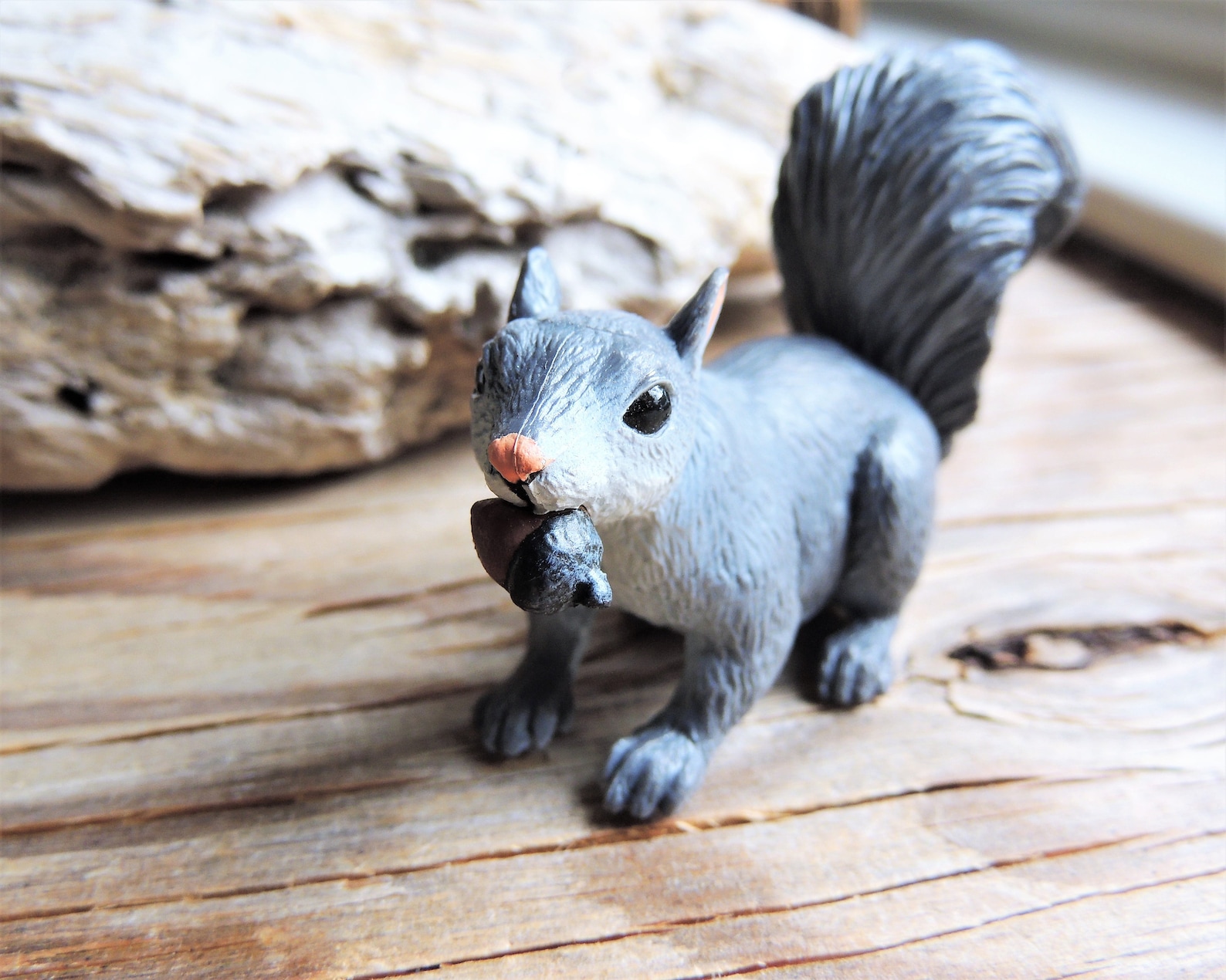 Large MINIATURE SQUIRREL Animals Figure Figurine Dollhouse Fairy Garden ...