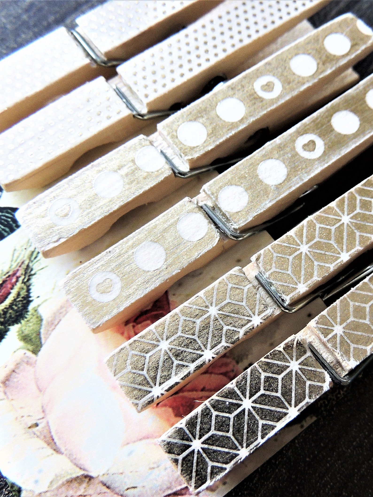 GOLD CLOTHESPINS Clothes Pin Decorative Magnets Push Pin - Etsy