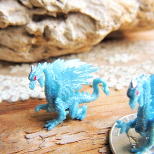 Blue Dragon MINIATURES Tiny Figures Figurines Dollhouse Diorama ...