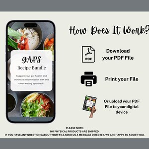 GAPS Meal Plan and Recipes | Gut Health Friendly Meals | Gut Health - Etsy
