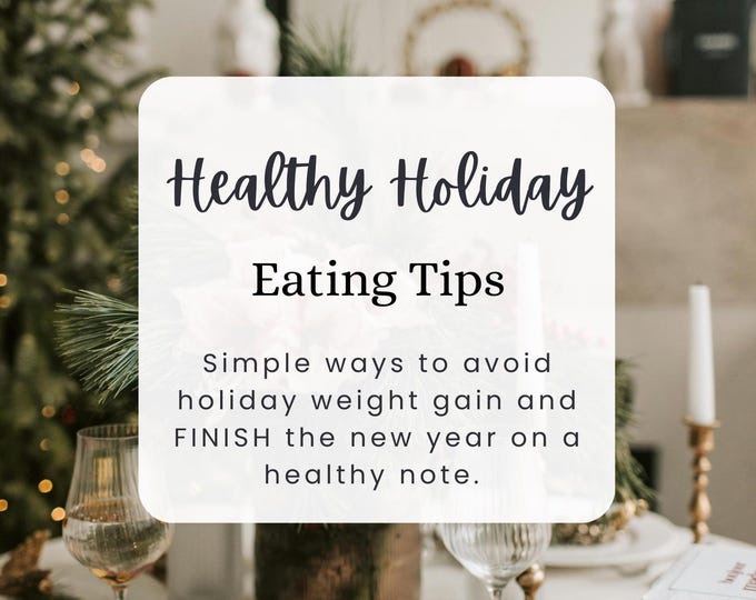 Healthy Holiday Eating Tips | Mindful Eating | Holiday Eating Guide - Etsy