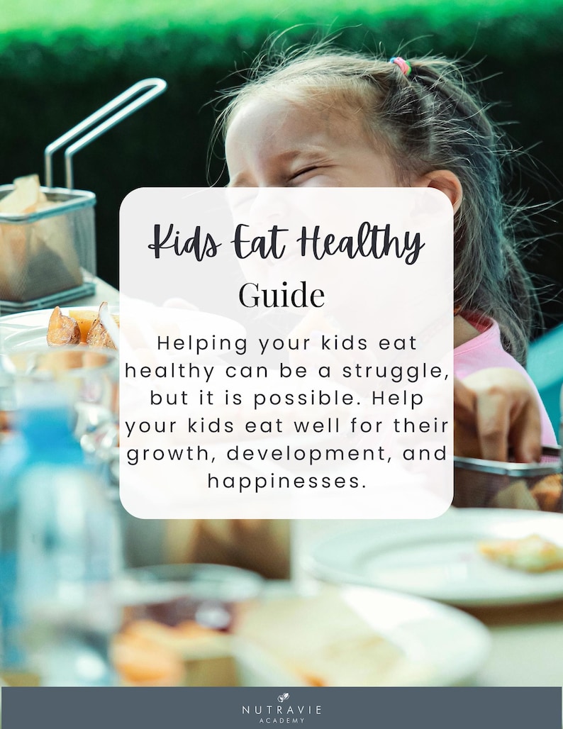 Kids Eat Healthy Guide - Etsy